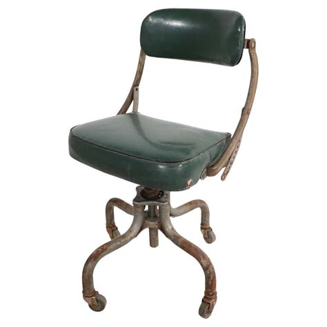 Vintage Industrial Metal Desk Chair For Sale At 1stdibs Industrial