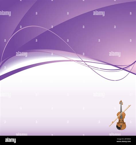 Background With Violin Stock Vector Image And Art Alamy