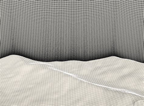 Computational Grid Structure Partial View From The Side The Mesh Used
