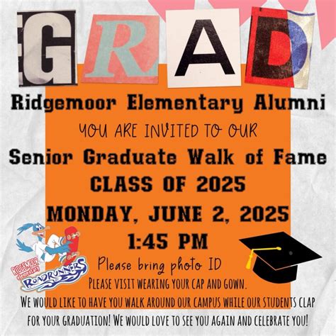 Ridgemoor Elementary Alumni Class Of 2025 Senior Walk Of Fame Cynthia