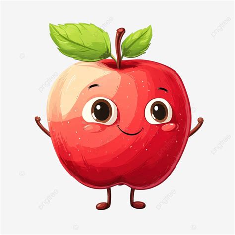 사과 만화 캐릭터 사과 캐릭터 얼굴 Png 일러스트 및 이미지 에 대한 무료 다운로드 Pngtree