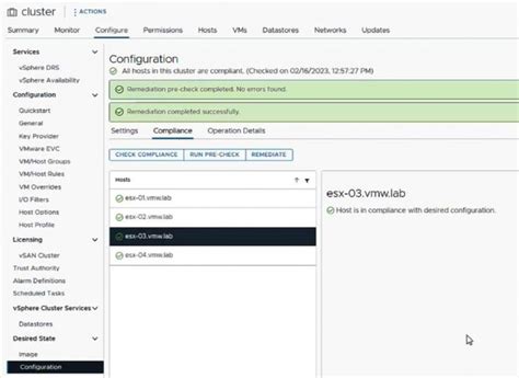 Configuration Profiles VMware VSphere 8 Update 1