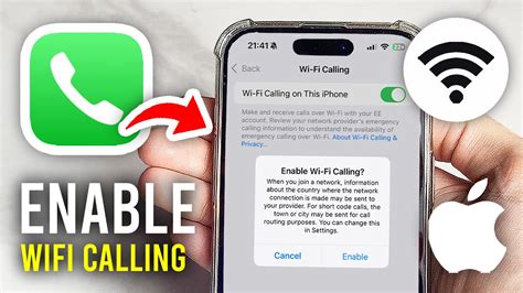 How To Turn On Wifi Calling On Iphone Full Guide Youtube