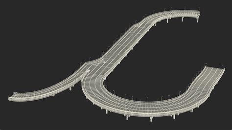고속도로 도로 요소 컬렉션 3d 모델 99 3ds fbx obj ma max c4d free3d