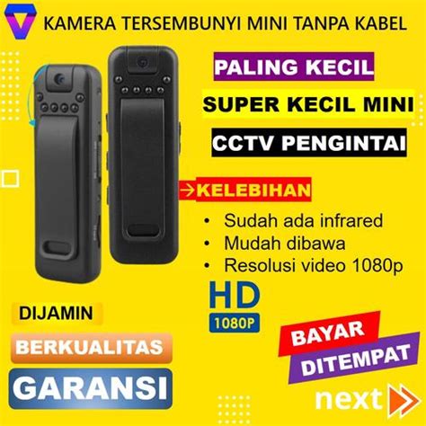 Jual Camera Mini Pengintai Cctv Kecil Tersembunyi Spy Cam Hidden Cam