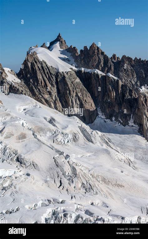 France Haute Savoie Mont Blanc Massif Chamonix Aiguille Du Midi