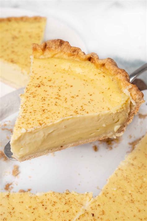 Old Fashioned Egg Custard Pie Egg Custard Pie Homemade Custard Custard Pie