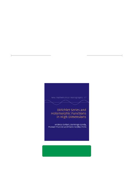Dirichlet Series And Holomorphic Functions In High Dimensions New