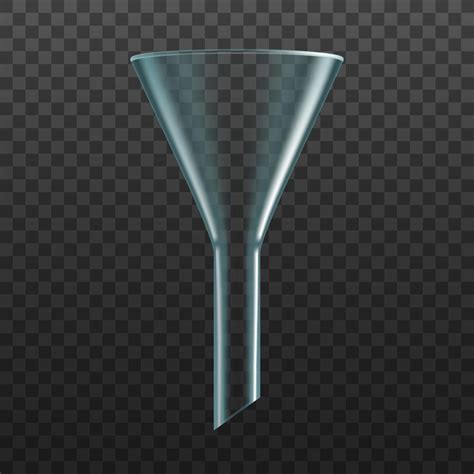 Isolated Glass Funnel Realistic Vector 11353520 Vector Art At Vecteezy