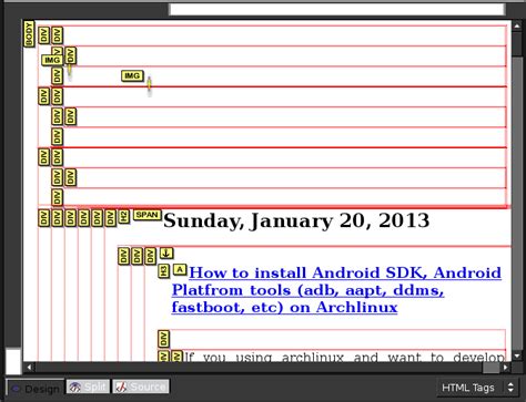 how to install kompozer a wysiwyg html editor on archlinux