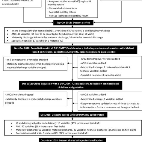 Flowchart Summarising The Datasets Design Process Anc Antenatal