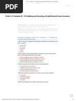 CCNA 1 v7.0 Final Exam Answers Full - Introduction To Networks | PDF ...