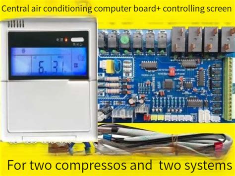 Universal Dual Air Conditioner Control System To Control Two Compressors In Hvac Device