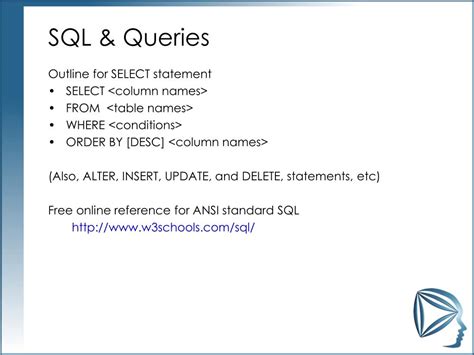 Ppt A Brief Tour Of R Support For Databases And Sql April 2011