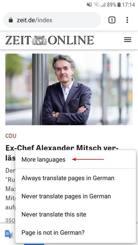 How To Automatically Translate Websites In Google Chrome Android Central