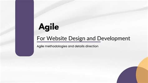 Agile Methodologies And Details Direction Ppt