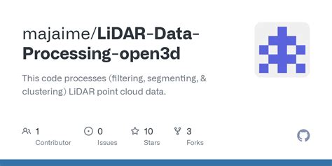 github majaime lidar data processing open3d this code processes