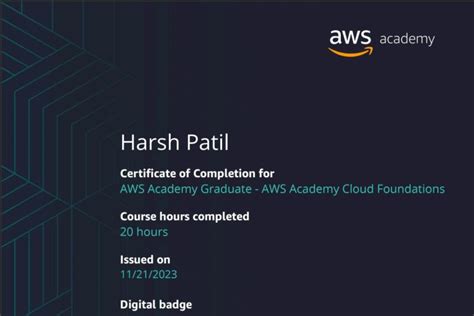 Aws Cloudcomputing Awsfoundation Awsacademy Cloudjourney Harsh