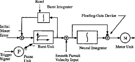 Figure 2 From Analog Vlsi Circuits For Visual Motion Based Adaptation Of Post Saccadic Drift