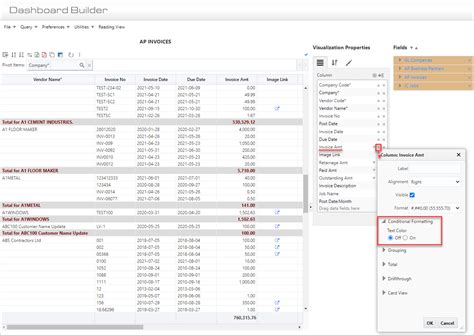 Added Conditional Formatting Text Color And Background Color In Tables