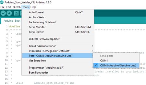arduino spot welder software update tutorial malectrics