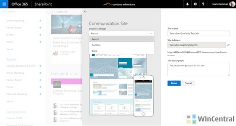 Microsoft 宣布为 Office 365 客户推出 Sharepoint 通信网站