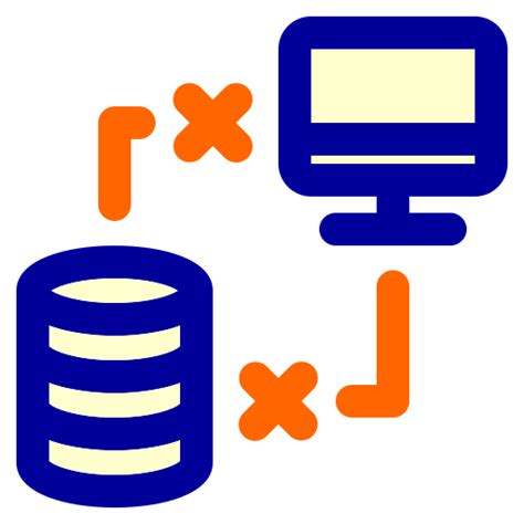 Code Computer Database Development Disconnect Programing Icon