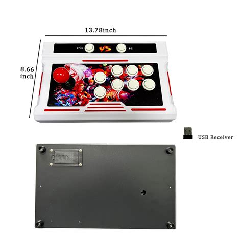 Regiisjoy Wireless Arcade Game Console Controller 2 4g Bluetooth Usb