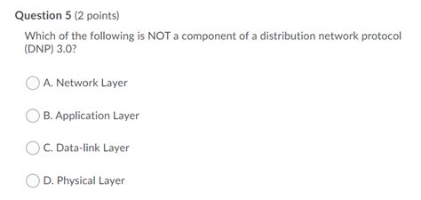 Solved Question Points Which Of The Following Is NOT A Chegg