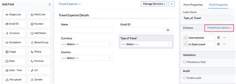Creating Forms Zoho People