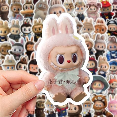 124 Adesivos De Boneca Fofa Labbu Bubu Shopee Brasil