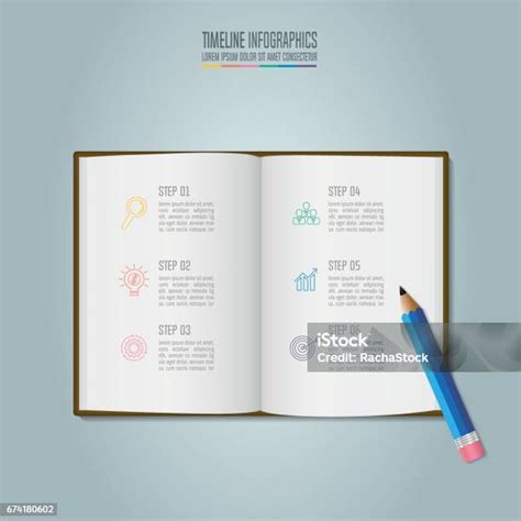 교육 Infographics 템플릿 6 단계 옵션입니다 타임 라인 Infographic 프레 젠 테이 션 워크플로 레이아웃