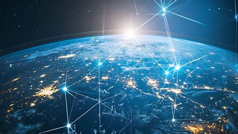 Generative Ai Communication Technology For Internet Business Global World Network And