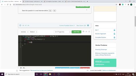 Length Of Last Word Interviewbit 58 Length Of Last Word Amazon