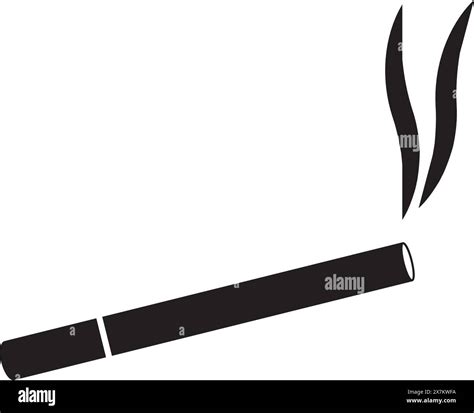 Cigarette Icon Vector Illustration Symbol Design Stock Vector Image