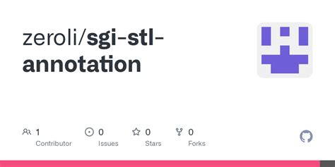GitHub Zeroli Sgi Stl Annotation