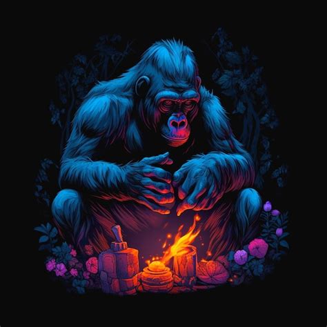 Premium Photo Visual Of Chimpanzee