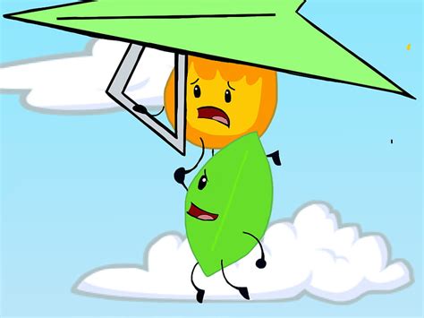 Bfdi Leafy And Fiery Coiny And Pin Vs Firey And Leafy Bfdi Ship Art
