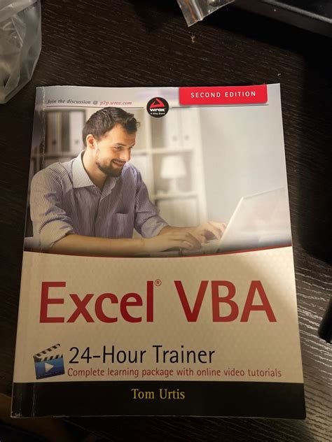 excel vba 24 hours trainer 興趣及遊戲 書本 and 文具 教科書 carousell