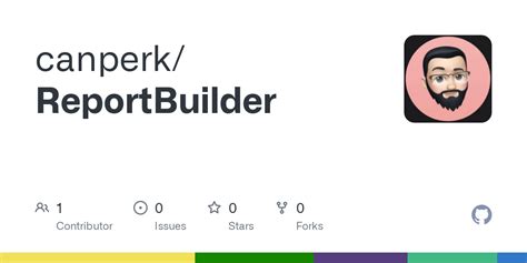 github canperk reportbuilder