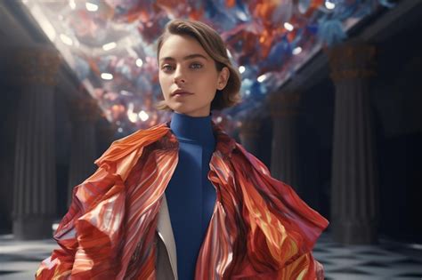 Premium Photo A Fashion Designer Predicting Fashion Trends And