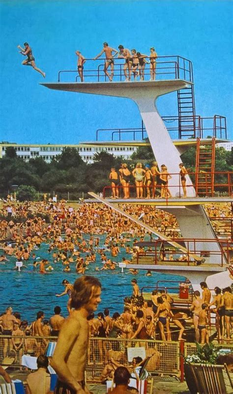 Pankow East Berlin Swimming Pools In The 1960s