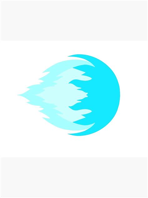 Hadouken Blue Fireball Poster For Sale By Mymomsfridge Redbubble