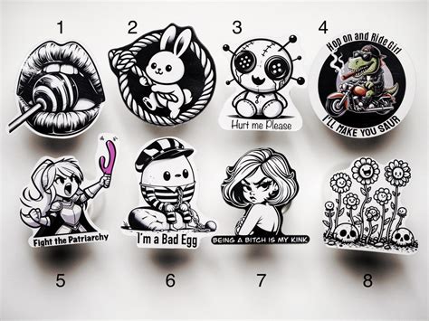 Pick Your Own Adult Sticker Pack Includes Stickers Deviant Flock S Stickers Adult Joke BDSM