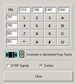 DTMF Tone Decoder Professional Dual Tone Multi Frequency Analysis PAS Products