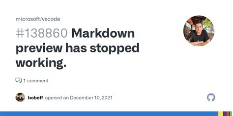 Markdown Preview Has Stopped Working Issue Microsoft Vscode GitHub