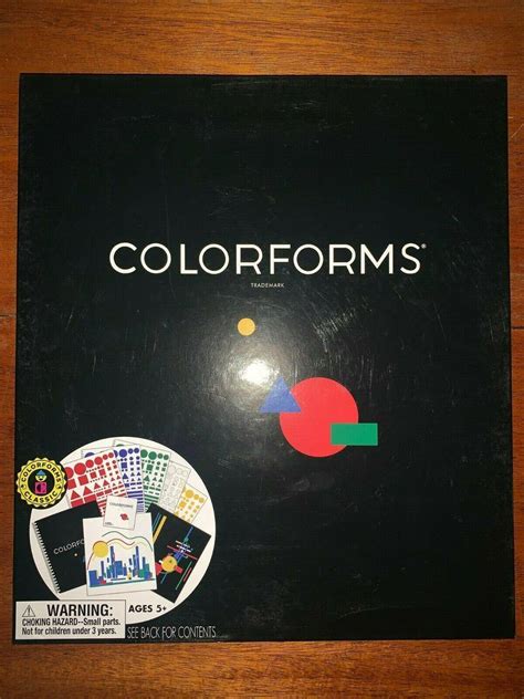 The Original Classic Colorforms Set Re Stickable Vinyl Design Retro