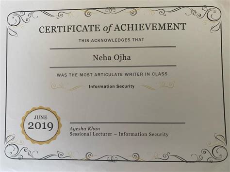 Neha Ojha On Linkedin Motivatedmindset Achievement Award