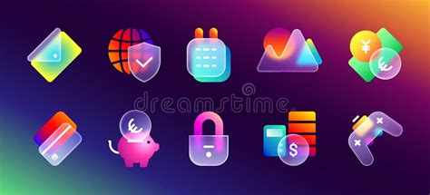 Glassmorphism Blur Stock Illustrations 6162 Glassmorphism Blur Stock