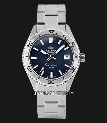 Orient Mako 40 Ra Ac0q02l Men Blue Navy Dial Stainless Steel Strap